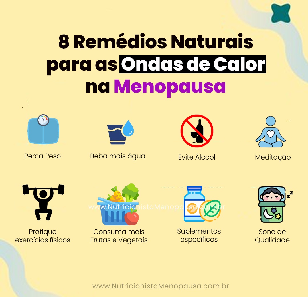 Remédio caseiro para calor da menopausa: 8 opções naturais